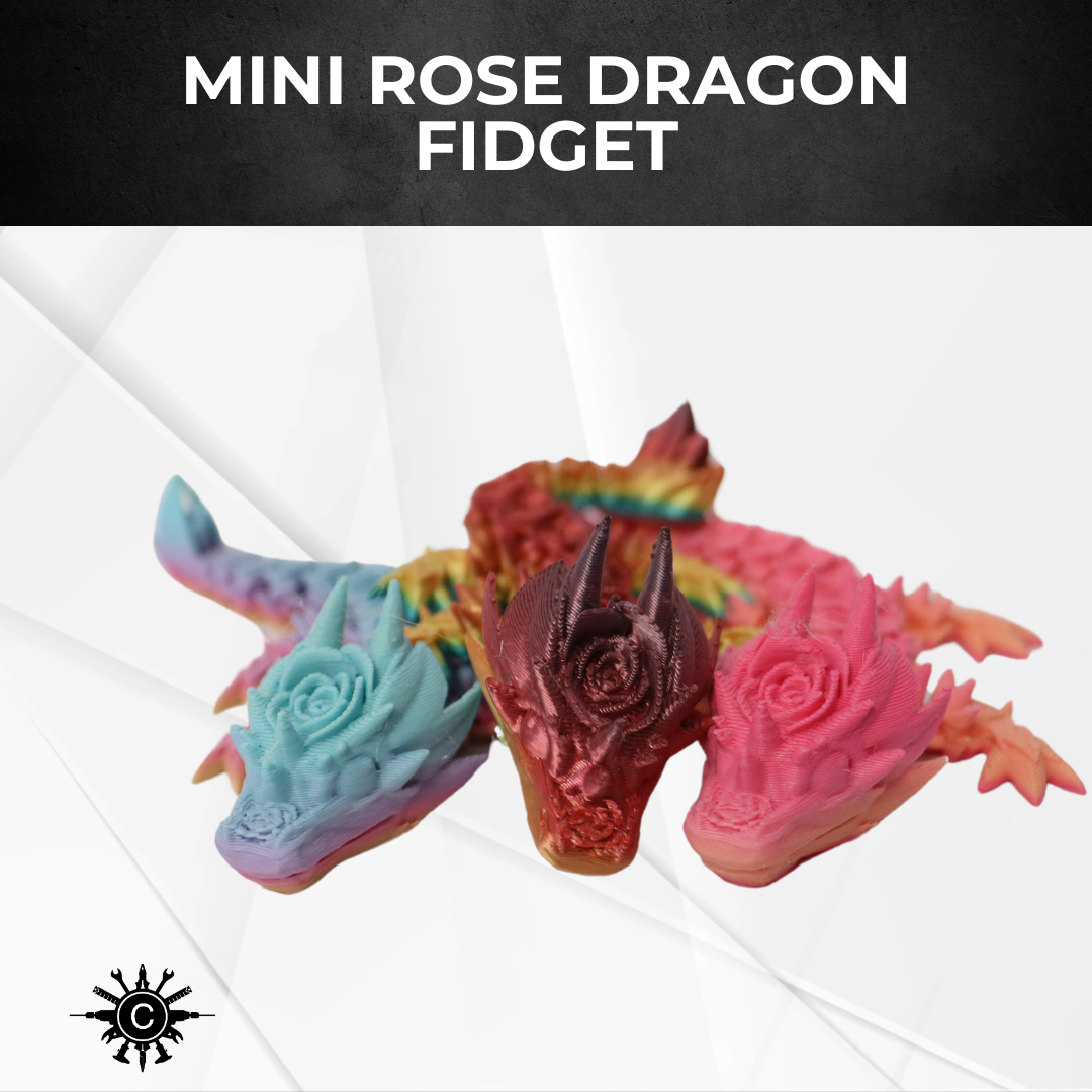 Mini Rose Dragon Fidget – Cobba's Creations